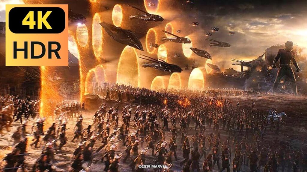 Avengers Endgame Final Battle Scene 4K 60fps 'Avengers Assemble ...